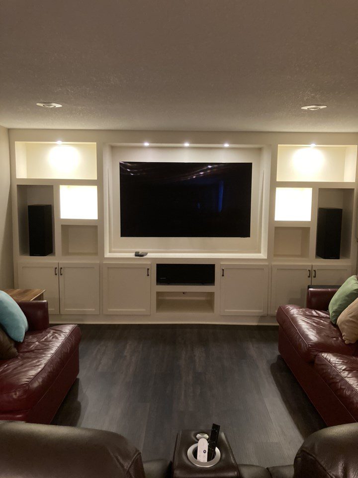 Custom Entertainment-Centered Remodel - Adventures of a Schloegel ...