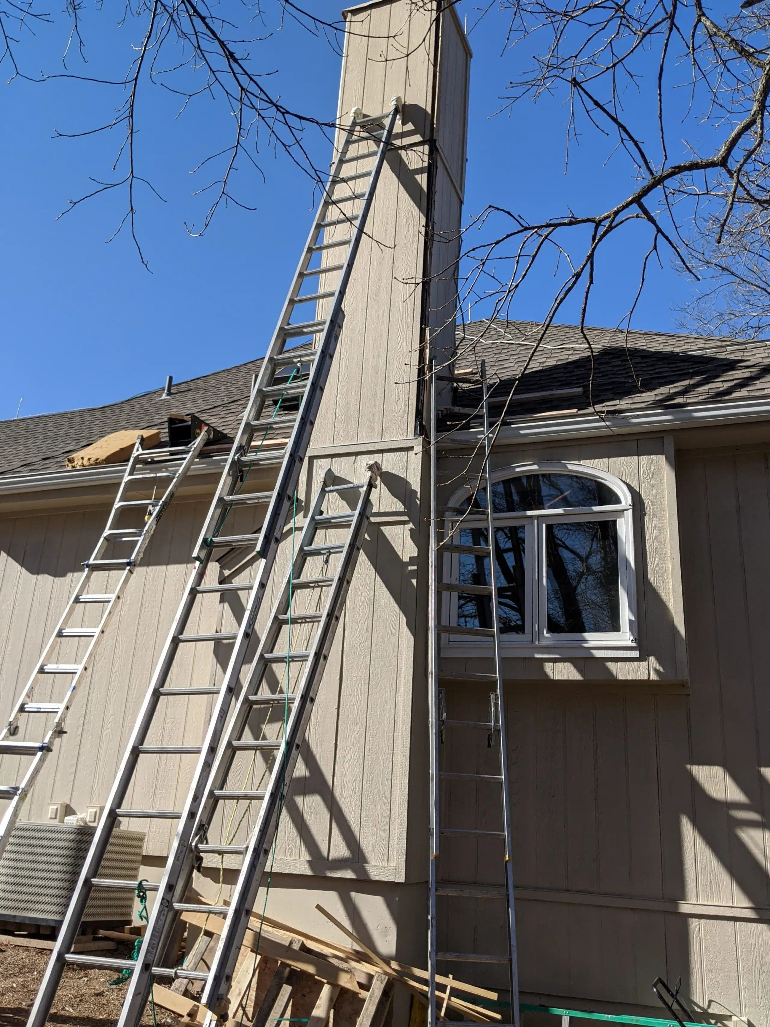Tall Chimney, Thorough Wood Rot Repair - Adventures of a Schloegel ...