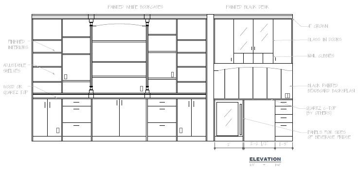 Built-In Cabinetry With Elevated Design - Home Remodeling Kansas City