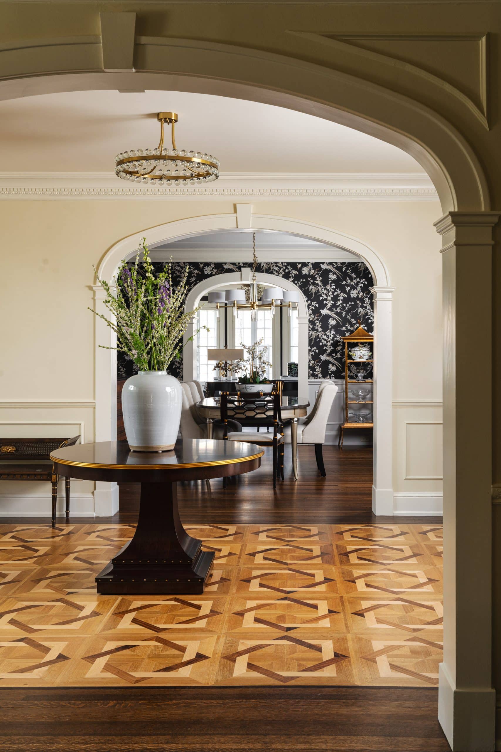 Restoring a 1928 Georgian Colonial : Entry, Dining, Stairs, Upstairs