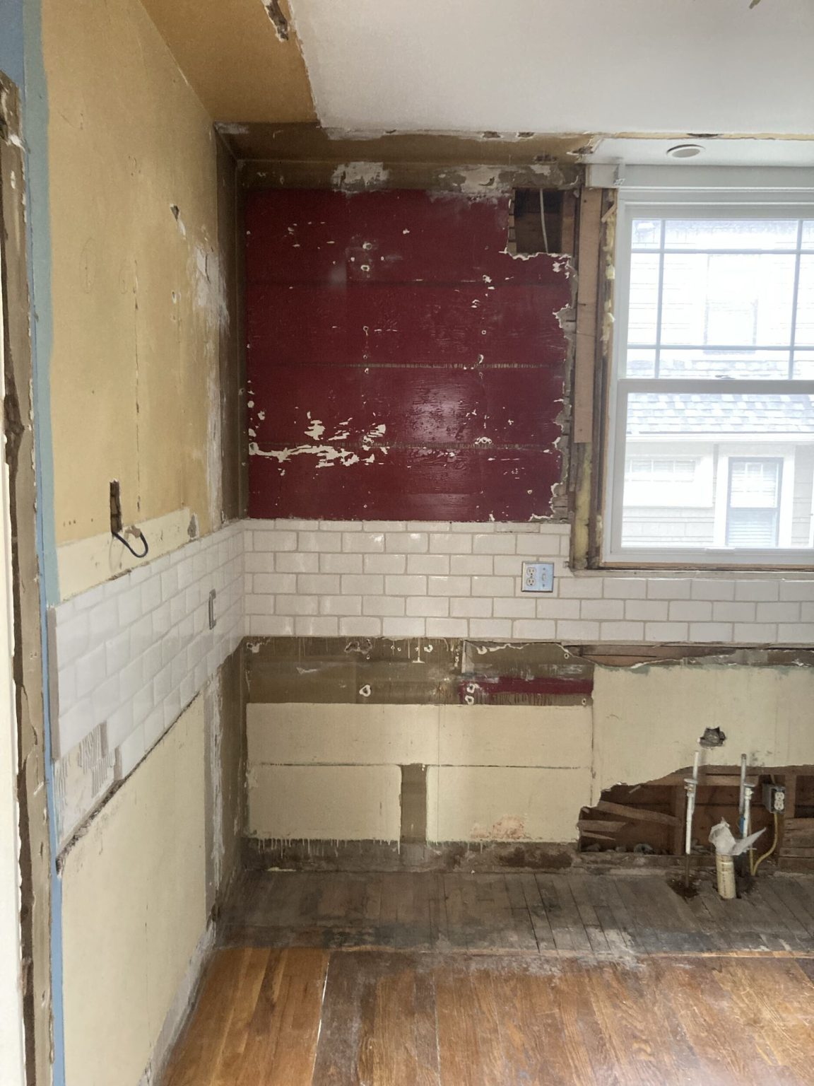 The Green Glass Kitchen- Part 2: Demo and the Start of Construction in ...
